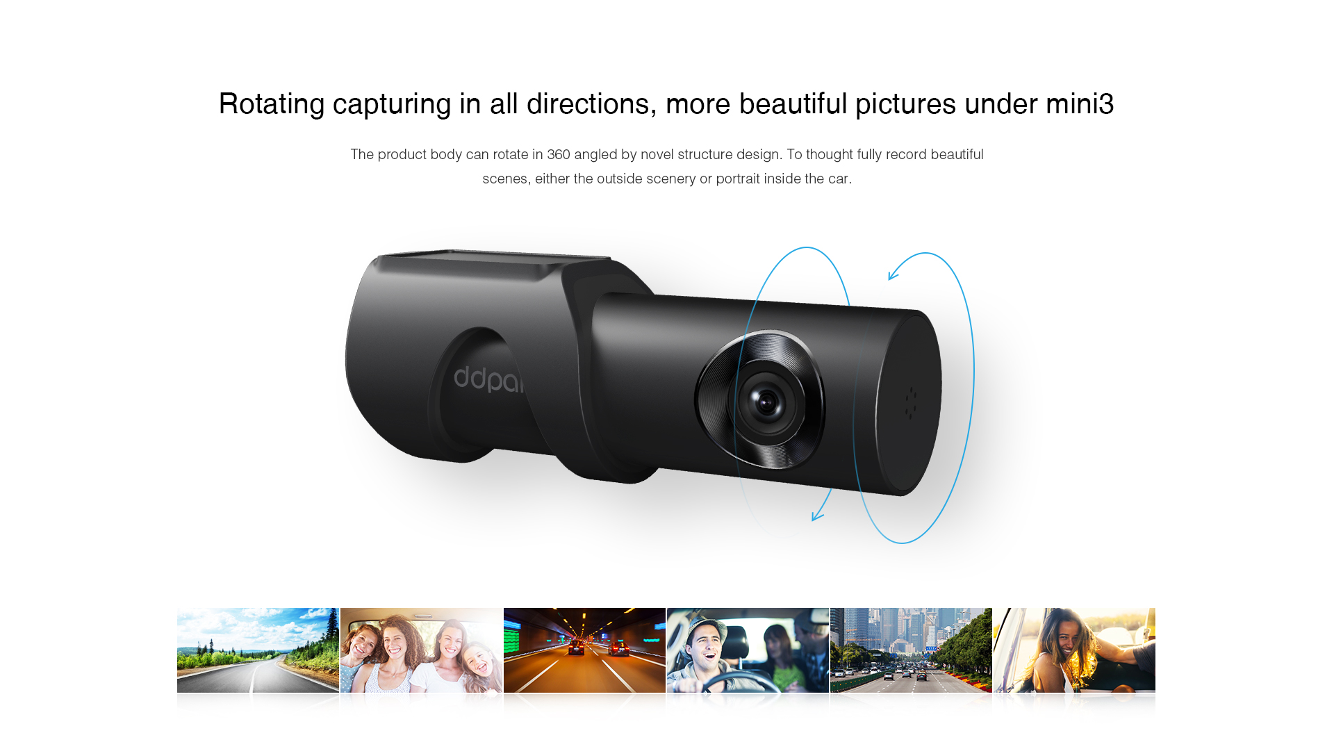 DDPai Mini 3 Dashcam 1600p 360° rotatable 32GB – Matilda Sports