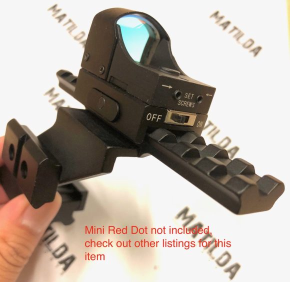 Pistol Extension for Weaver/Picatiny Rail Mount with Side Rail ...